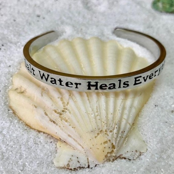 Jewelry | New Salt Water Heals Everything Bracelet | Poshmark